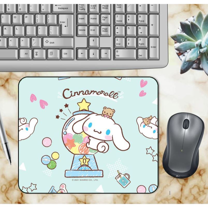 CINNAMOROLL Mouse pad COMPUTER MM 7x8.5 inches 3mm Printed Rubber ...
