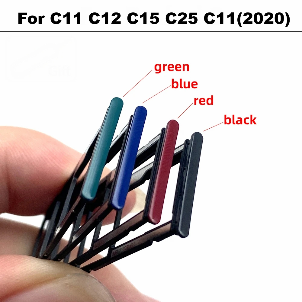 For Realme C11 C12 C15 C25 C11(2020) Sim Card Slot Tray Holder Sim Card ...