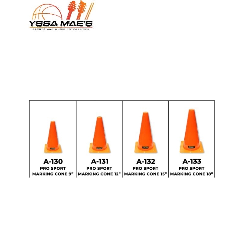 Marking Cone - Pro Sport Marking Cone 9", 12", 15", 18" | Shopee Philippines