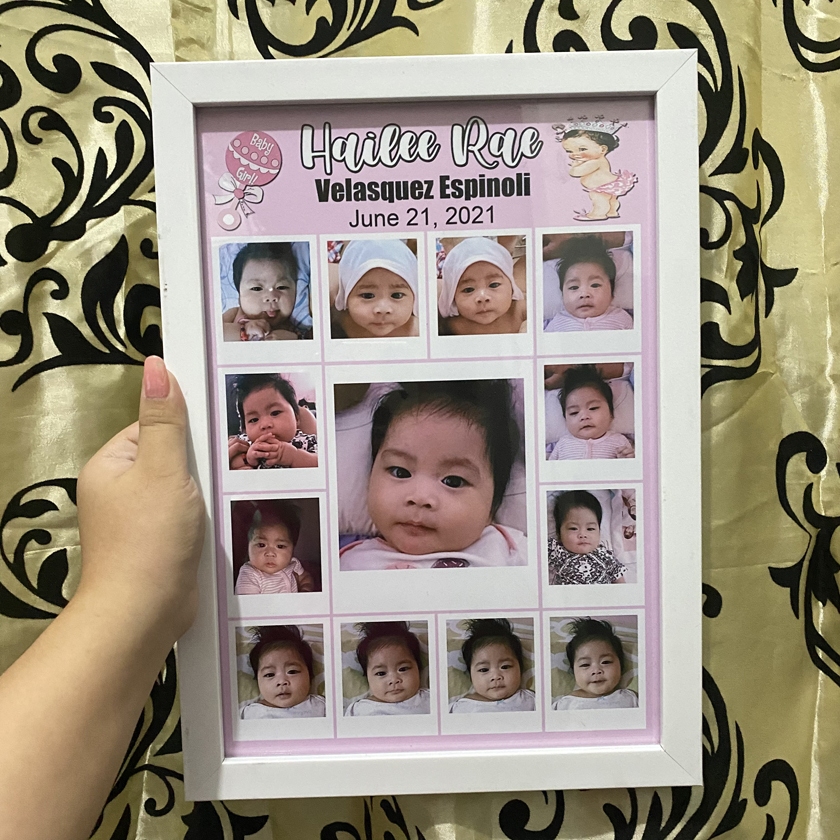 FRAME WITH PICTURE A4 SIZE INSTAX INSPIRED PHOTO FRAME | Shopee Philippines