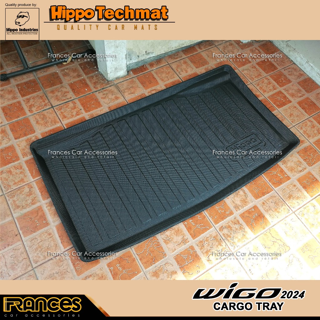 Toyota Wigo 2024-2025 Cargo / Trunk Tray Hippo Techmat Brand V2 Techmat ...