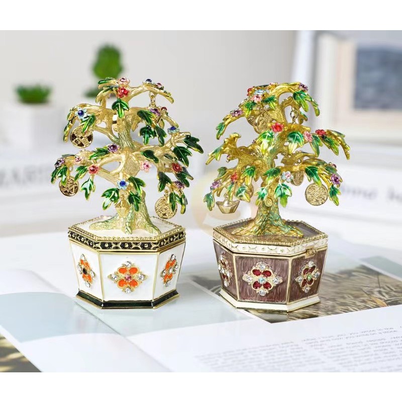 metal diamond Money Tree of Wealth good luck charms lucky wealth ...