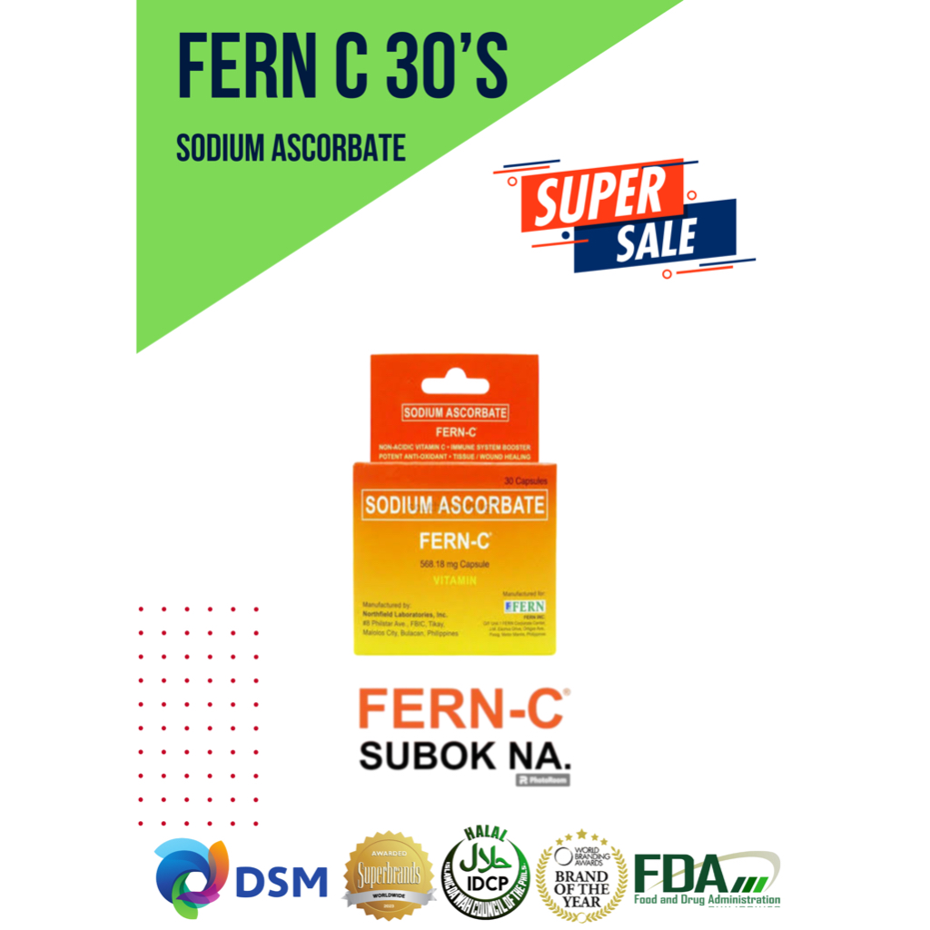 FERN-C (SODIUM ASCORBATE) ifern product | Shopee Philippines