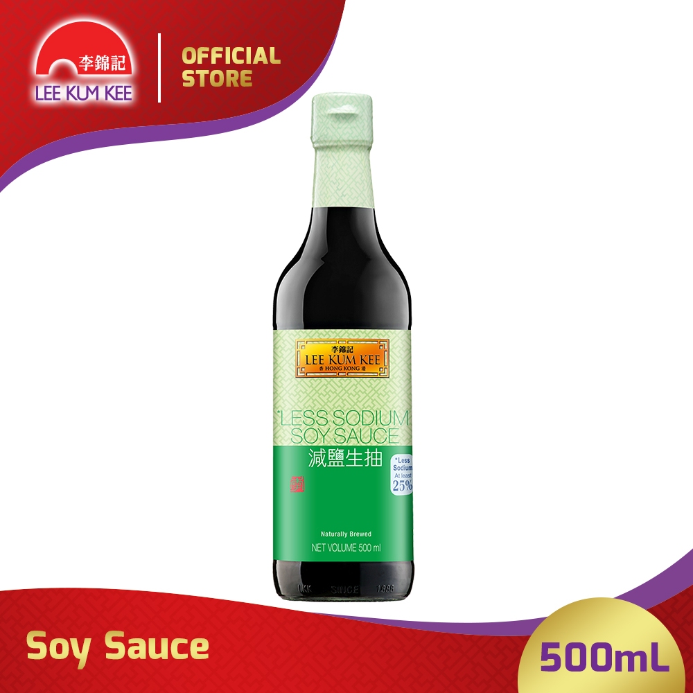 Lee Kum Kee Less Sodium Soy Sauce 500ml | Shopee Philippines