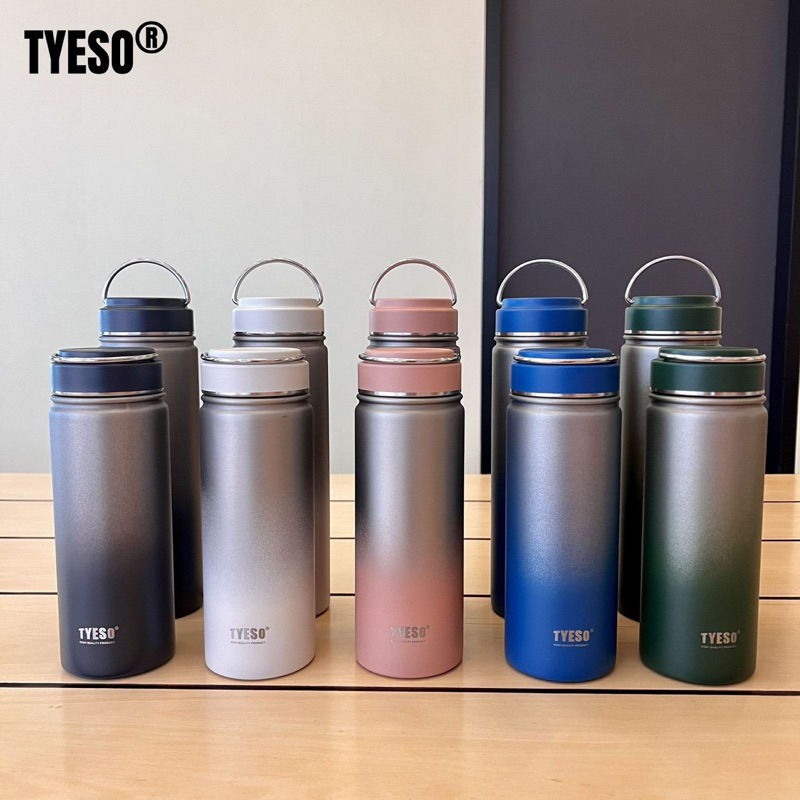 New Tyeso Gradient Tumbler with handle Insulated Hot and Cold Tumbler ...
