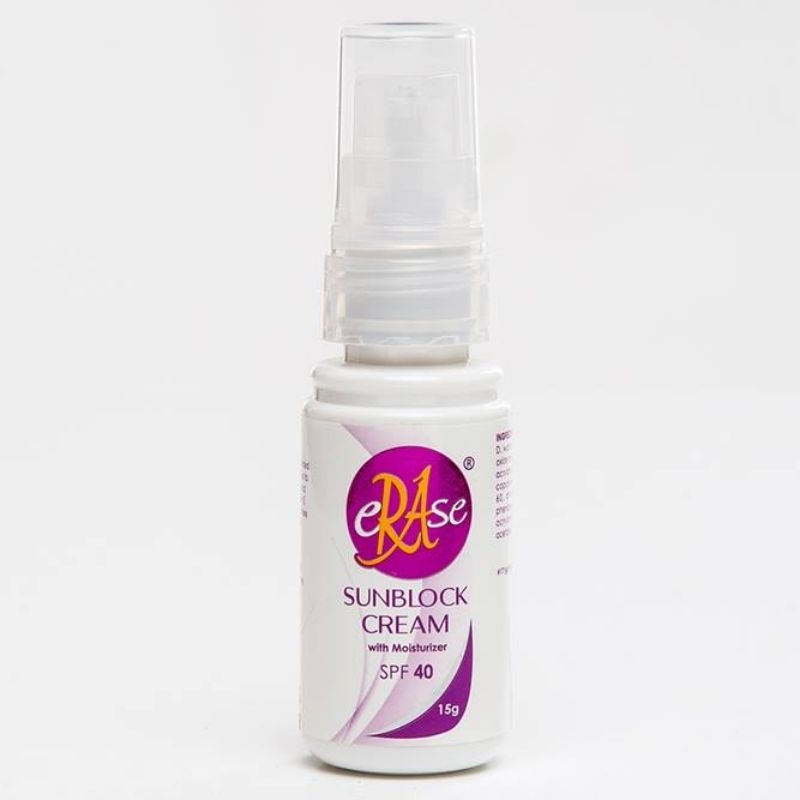 Erase Sunblock Cream 15g | Shopee Philippines