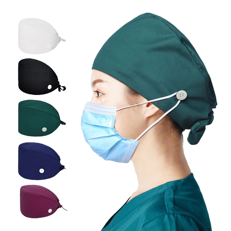 Surgery Cap Men And Women Nursing Cap Doctor Cap Nurse Cap Hat Oral ...