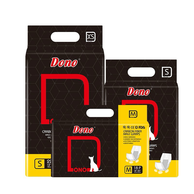 DONO DIAPER CARBON FIBER DOG MALE WRAP | Shopee Philippines