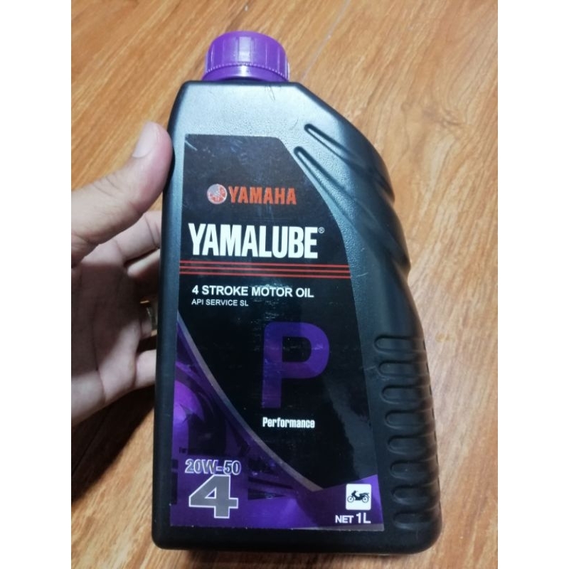 YAMALUBE 4STROKE MOTOR OIL API SERVICE SL 20W-50 MA 1L | Shopee Philippines
