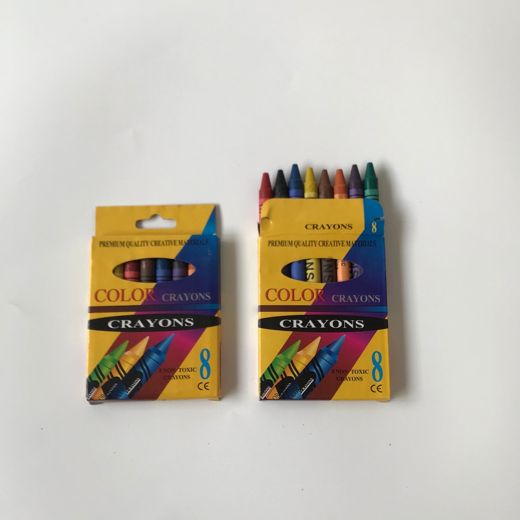 8 color Non-Toxic Generic Crayons Arts Crafts School Supplies Crayon ...