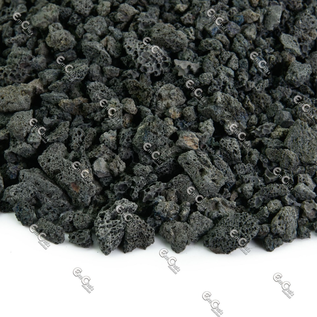 JTC 1kg Black Lava Rocks (Small) Aquarium Filter Media Beneficial ...