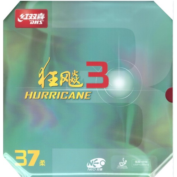 DHS Hurricane 3 H3 Neo 37 Degree Original Hurricane3 III Table Tennis ...