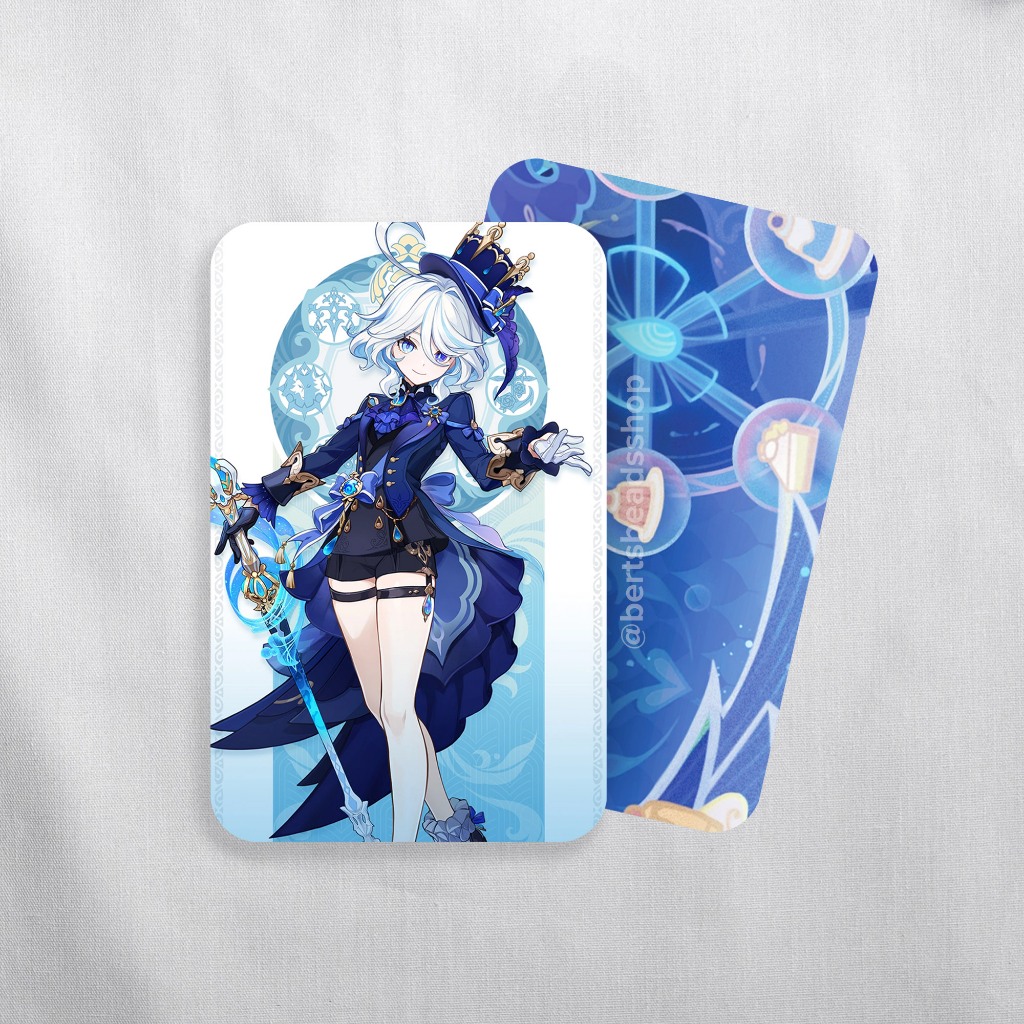 Genshin Impact Photocards - FURINA Textured Photocards Front and Back ...