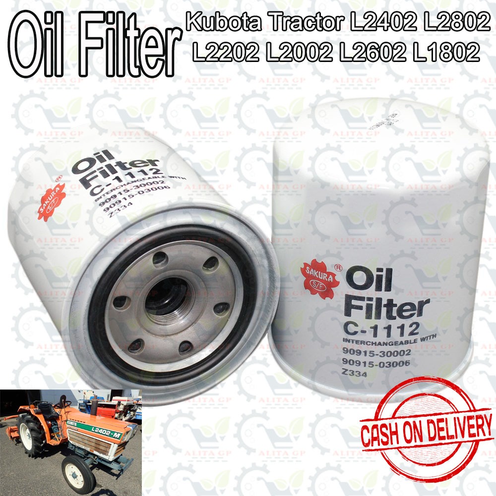 Oil Filter C-1121 C-101 For Kubota Tractor L2402 L2802 L2202 L2002 ...