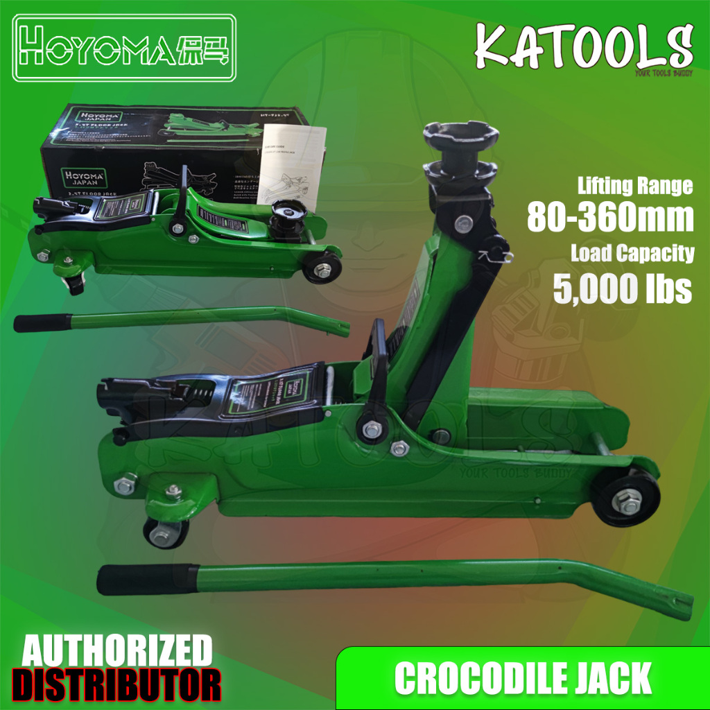KATOOLS ~ Hoyoma Japan 2.5Ton Crocodile Jack Hydraulic Floor Jack Low ...