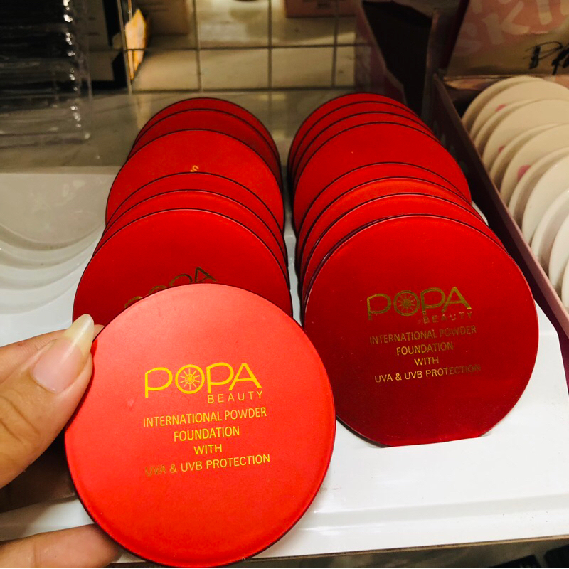 Popa Foundation With UVA & UVB Protection International Powder | Shopee ...