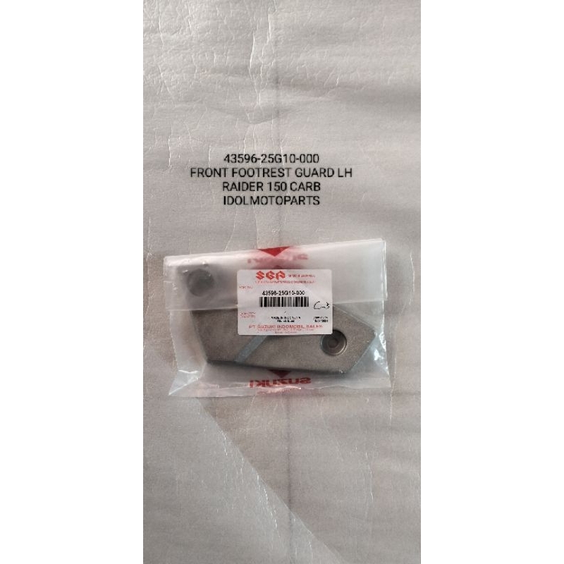 SGP FRONT FOOTREST GUARD LEFTHAND FOR RAIDER 150 CARB | Shopee Philippines