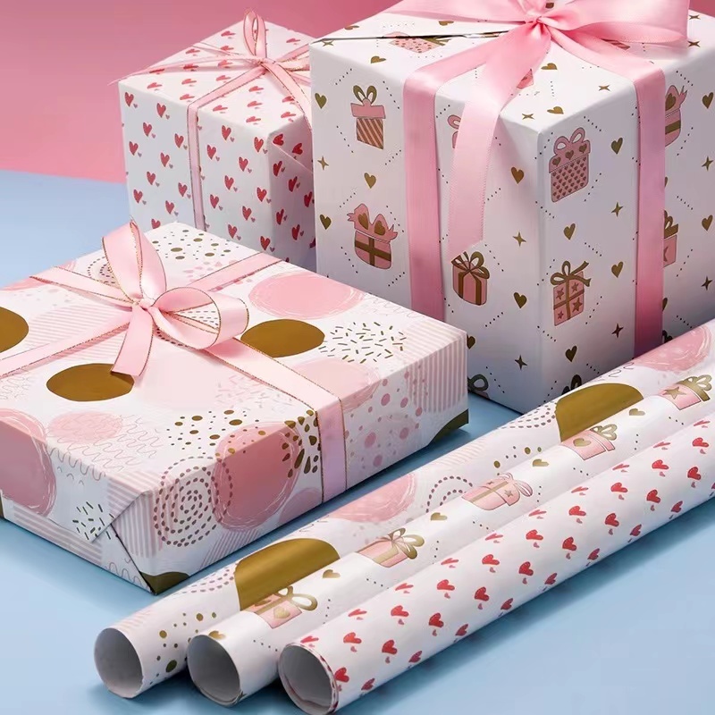 10pcs Christmas packaging paper birthday gift plastic waterproof paper ...