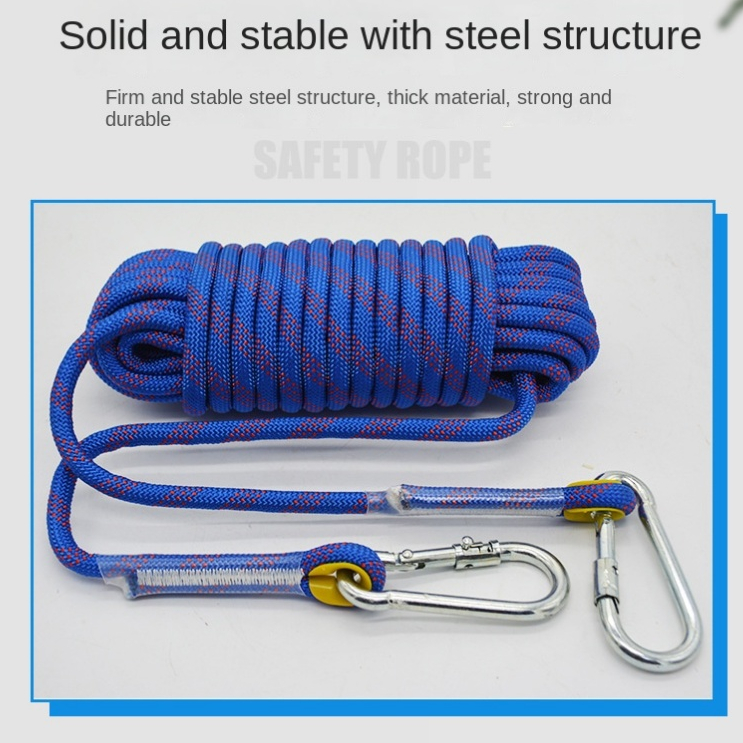 8mm*50m Rescue Lifesaving Rope Survival Ropes Safety Utility Climbing ...