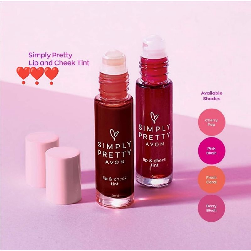Avon Simply pretty lip and cheek tint 9ml old packaging | Shopee ...