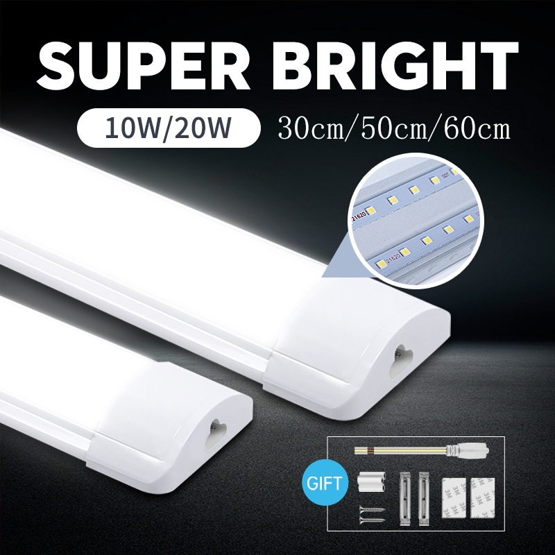 Led Tube Light 220V 10W 20W Kitchen Light Flourescent Light Cabinet ...