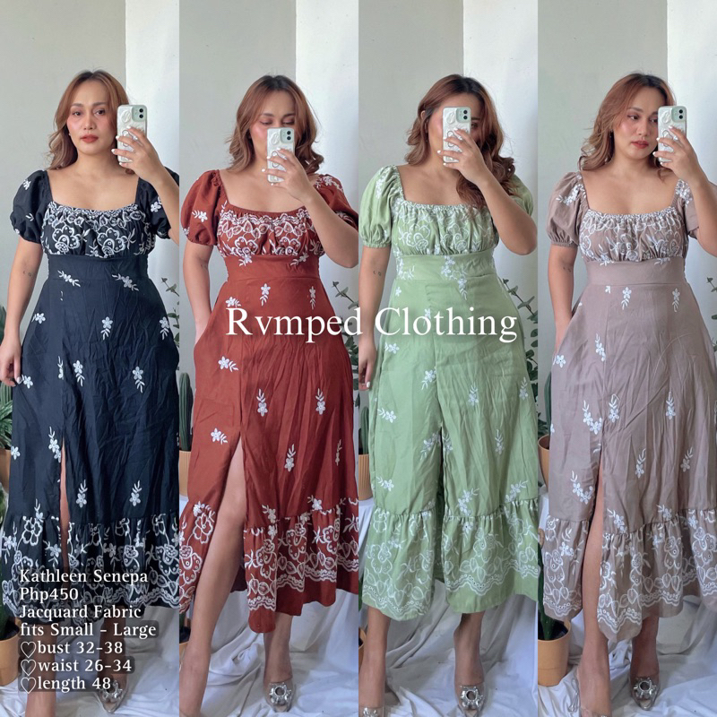 RVMPED Kathleen Senepa Dress | Shopee Philippines