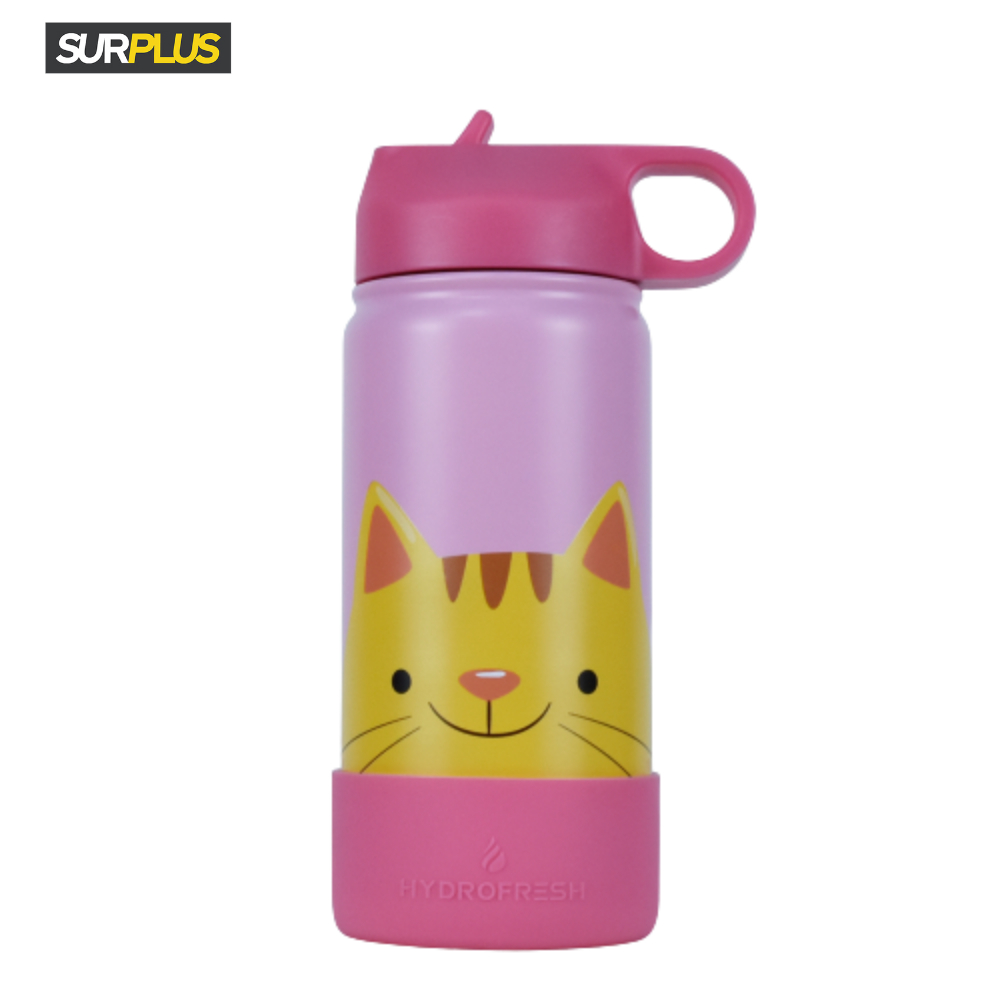 Surplus Hydrofresh Kids Printed Flask with Straw 430mL With Silicon ...