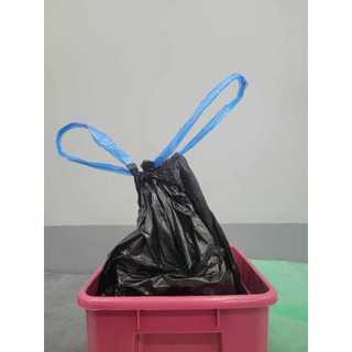 PERFECT BRAND Drawstring Trash Bag / Garbage Bag 10pcs/roll (Small ...