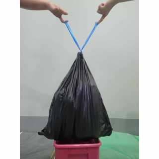 PERFECT BRAND Drawstring Trash Bag / Garbage Bag 10pcs/roll (Small ...