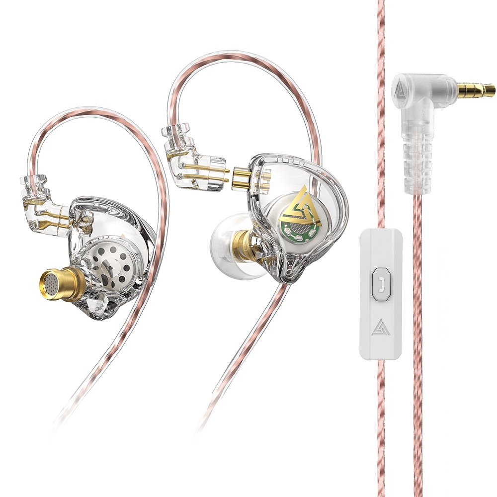 QKZ Ak6 Pro Wired Hi-Fi Bass Earbuds Monitor With Removable Earphone ...