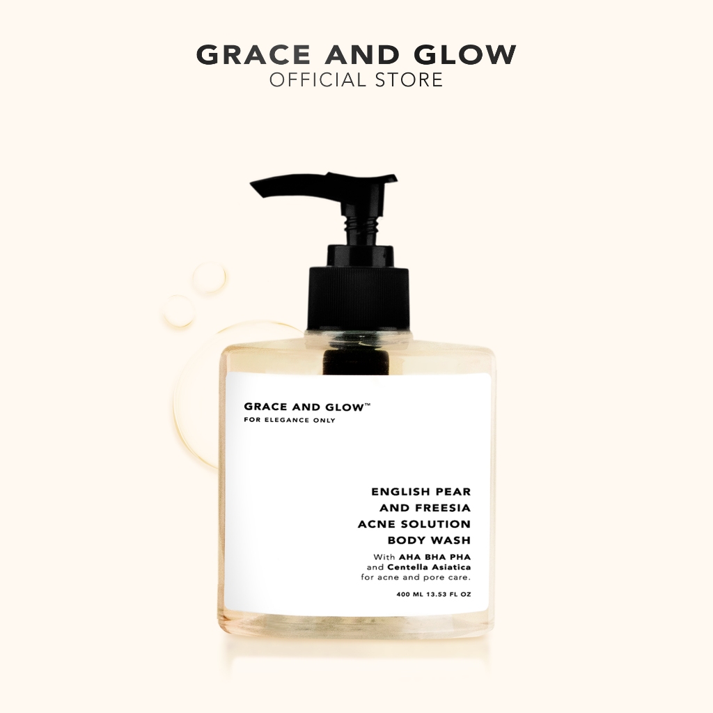 Grace And Glow English Pear And Freesia Anti Acne Solution Body Wash ...