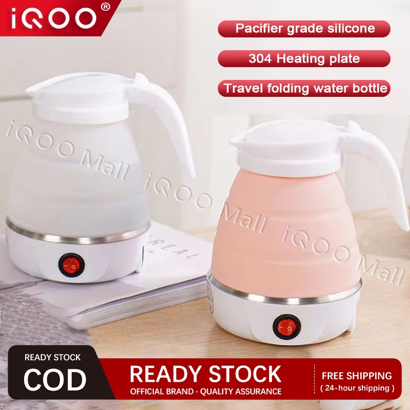 Mini Electric Kettle Portable Pacifier Grade Silicone Foldable Fast ...