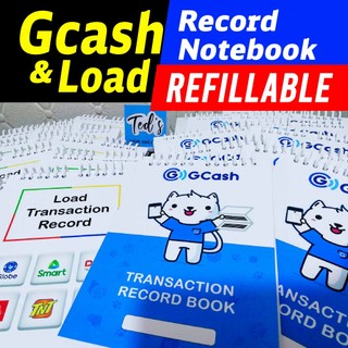 Gcash transaction record book, notebook, tracker, REFILLABLE and ...