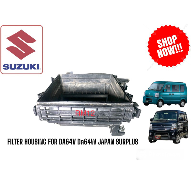 AIRCON FILTER HOUSING FRAME FOR SUZUKI DA64v DA64W JAPAN SURPLUS ...
