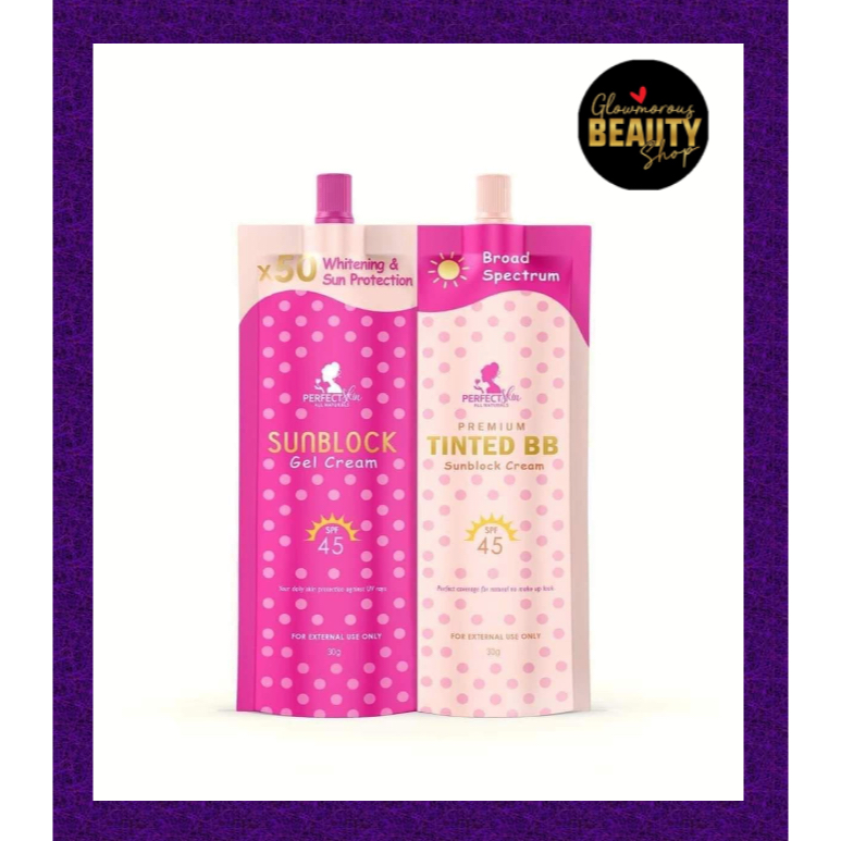 PERFECT SKIN DUO SUNSCREEN (TINTED AND GEL CREAM) | Shopee Philippines