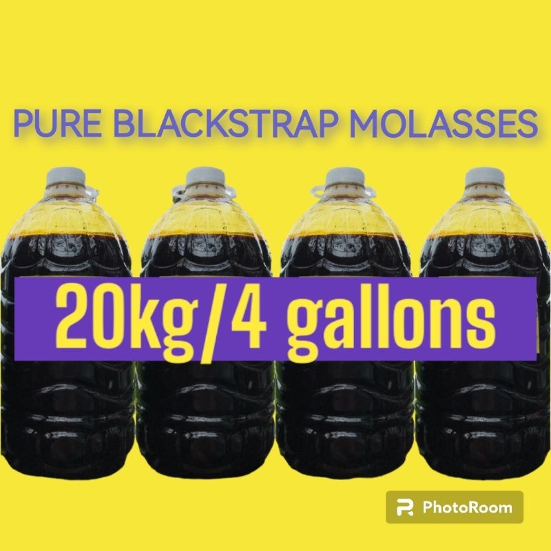 20kg(4 gallons) PURE MOLASSES feed grade,(MAXIMUM ORDER 20KG) | Shopee ...