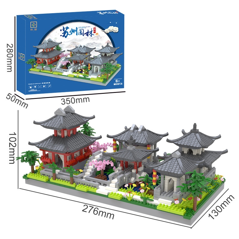 Chinese Building Blocks Suzhou Garden Series Nano Bricks woth ...