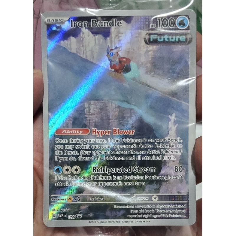 Pokemon TCG Iron Bundle SVP 066 Sealed Black Star Promo Future Paradox ...