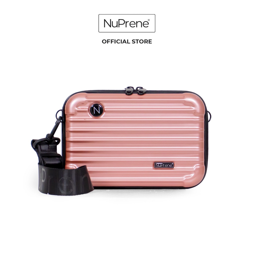 NuPrene - The Van-Ya Bag - Durable Mini Travel Bag in Rose Gold - With ...