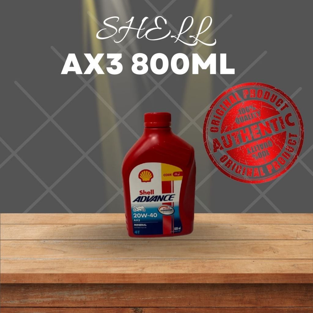 SHELL ADVANCE AX3 20W-40 (800mL) | Shopee Philippines