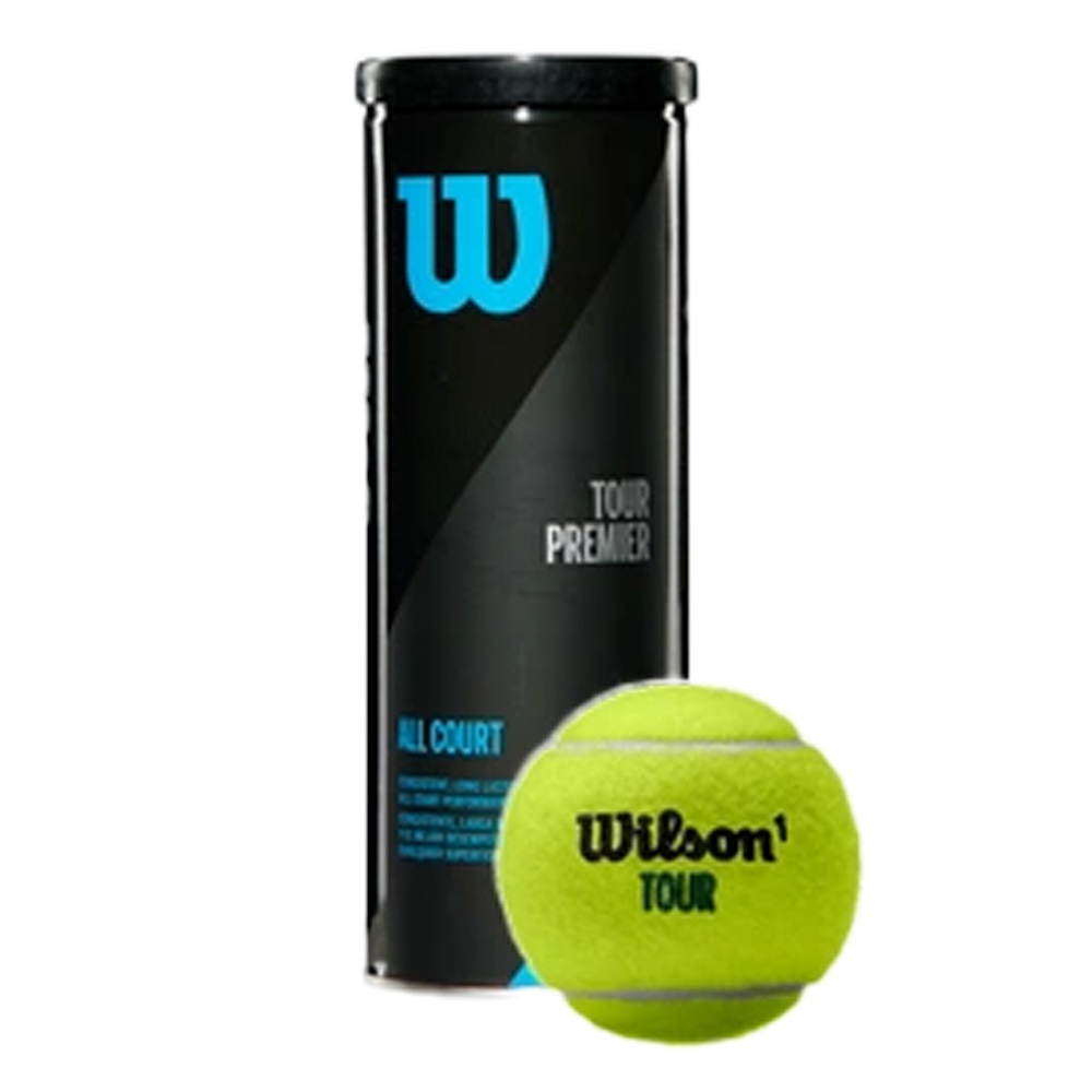 Wilson Tennis Ball Tour Premier All CT 3 Ball Can | Shopee Philippines