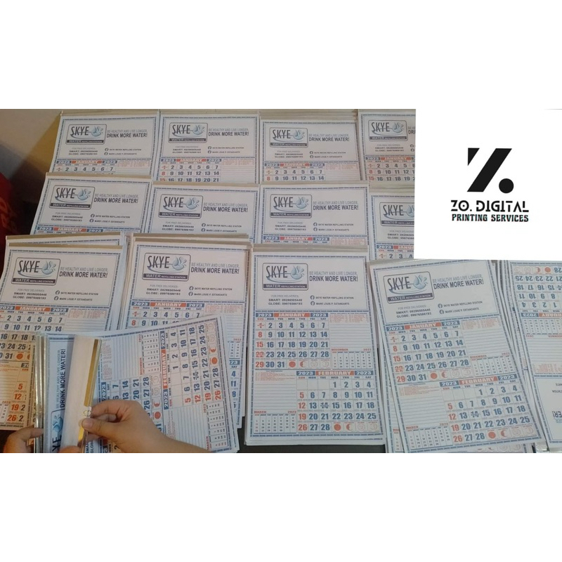 COMMERCIAL CALENDAR (Customize) | Shopee Philippines