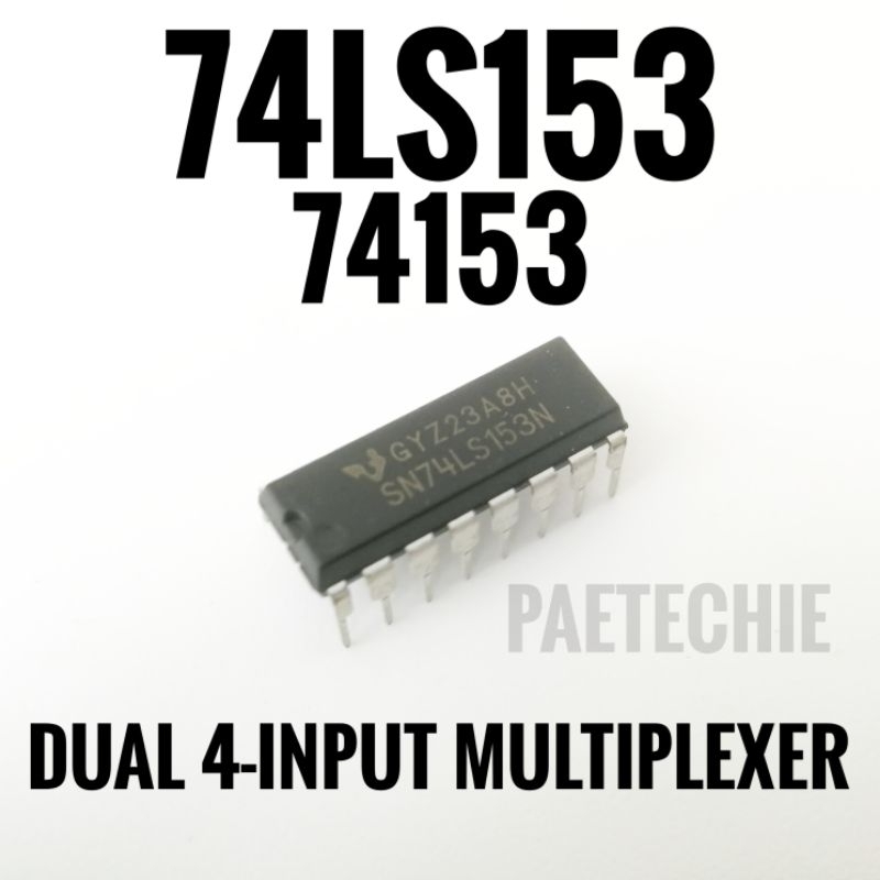 74LS153 74153 SN74LS153 SN74LS153N Dual 4-Input Multiplexer | Shopee ...