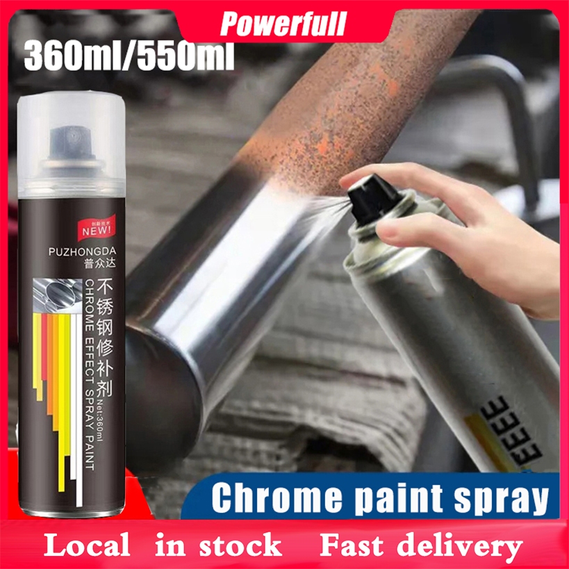 Chrome Spray Paint Metal Silver Spray Paint Stainless Steel Chrome ...