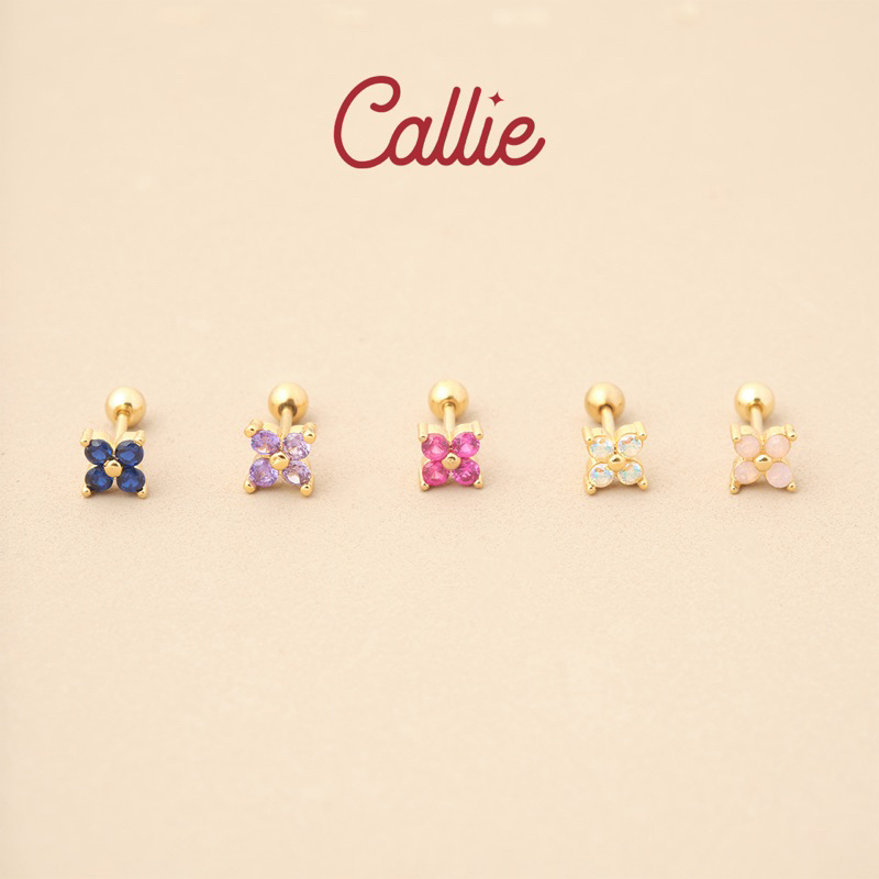 Callie 1 Piece Stainless Steel Carla Flower Stud Piercing [SOLD PER ...