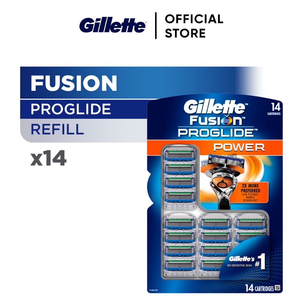 Gillette Fusion ProGlide Power Cartridge 14s | Shopee Philippines