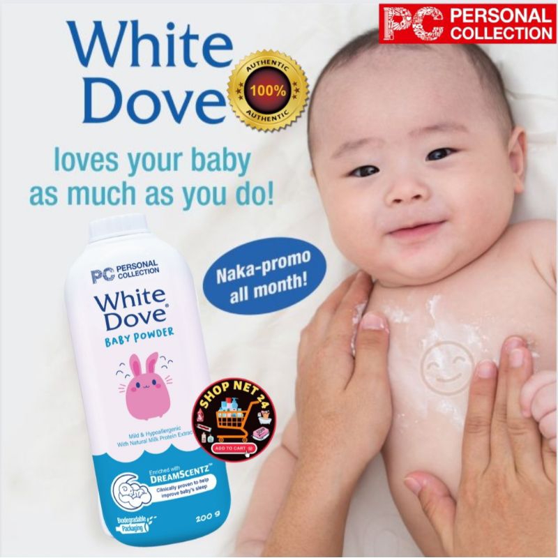 NEW WHITE DOVE BABY POWDER WITH DREAMSCENTZ | Shopee Philippines