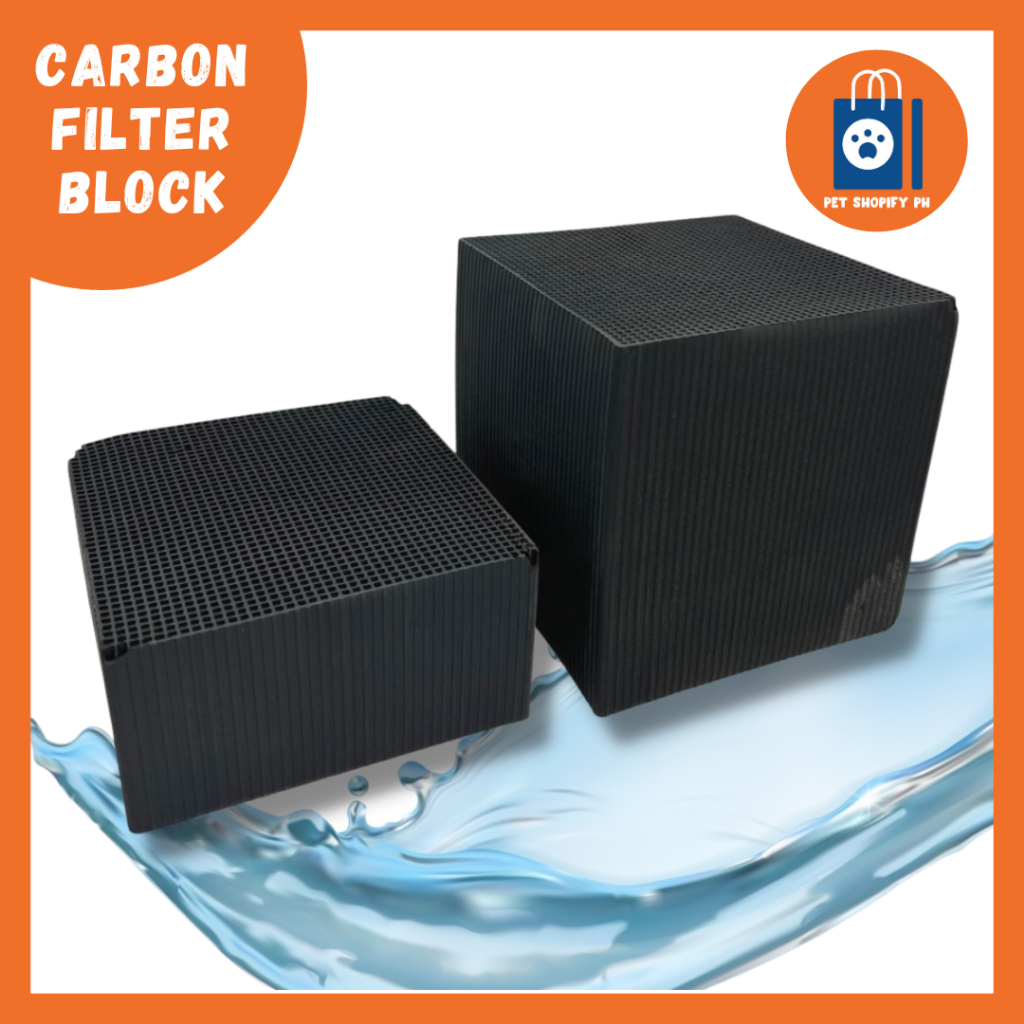 Aquarium Tank Honeycomb Activated Carbon Filter Block Water Filtration ...