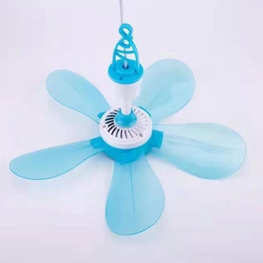KUKU ILIKE Mini Ceiling Fan 5 blades Portable Small Ceiling fan Hanging ...