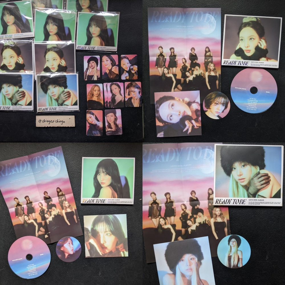 [UNSEALED] TWICE - READY TO BE DIGIPACK VERSION & PHOTOCARDS OFFICIAL ALBUM Nayeon Momo ...